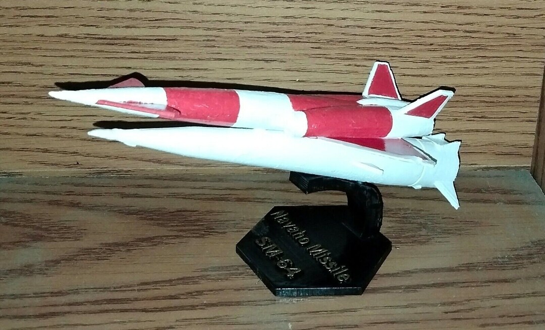 3D Custom Designed 1/144 USAF Navaho Missile SM-64, Launch Booster ...