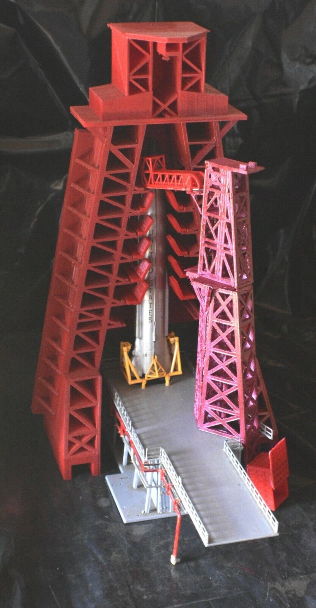 Custom 1/110 NASA Launch Complex 14 Mercury Atlas Rocket Mobile Service ...