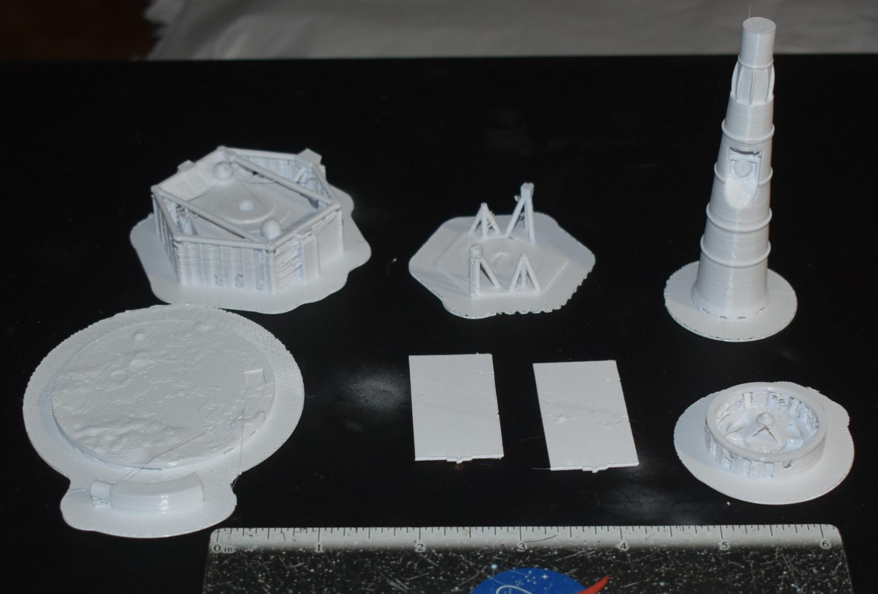 Custom Designed 1/32 NASA Ranger 7 Lunar Spacecraft 60th Anniversary 8 ...