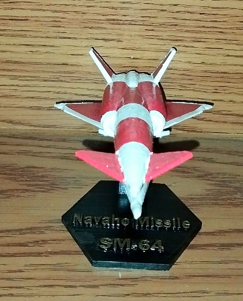 3D Custom Designed 1/144 USAF Navaho Missile SM-64, Launch Booster ...