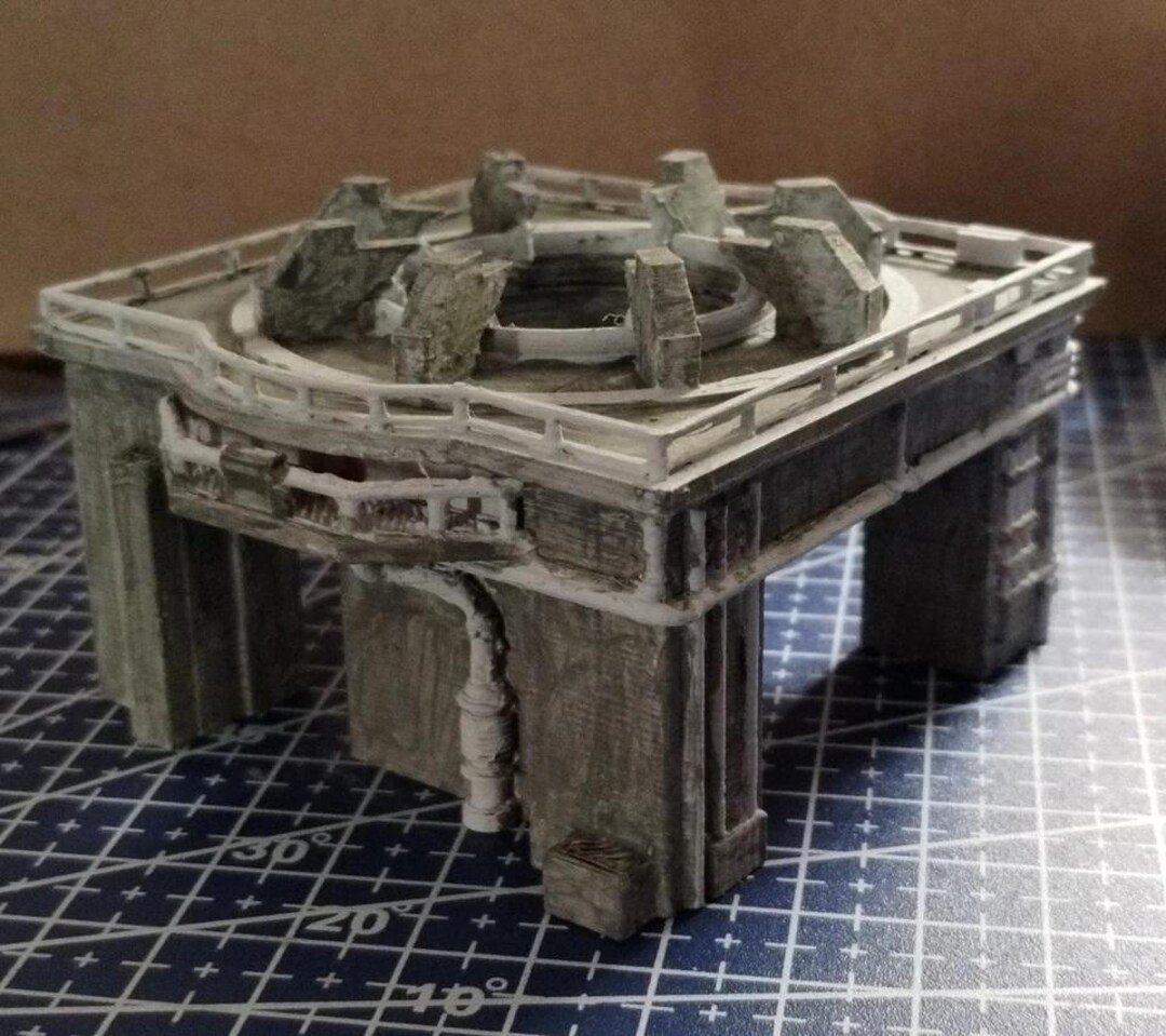 Custom 1/144 Launch Complex 34 Saturn 1B Pedestal W Flame Deflector 3 ...
