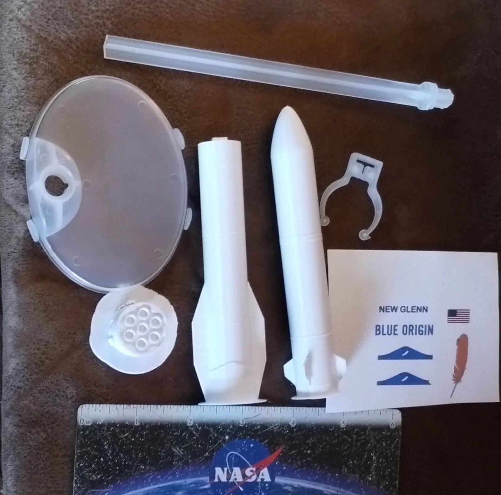 Custom 3D Printed 1/350 Blue Origin New Glenn 3 Pc Model With Stand ...