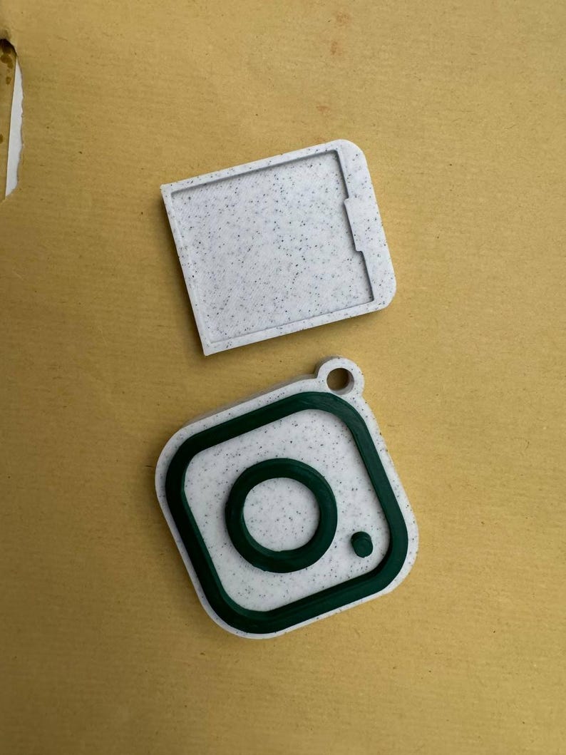 Insta Photo Camera Keychain -3D Print STL File for 3D Printing Digital ...