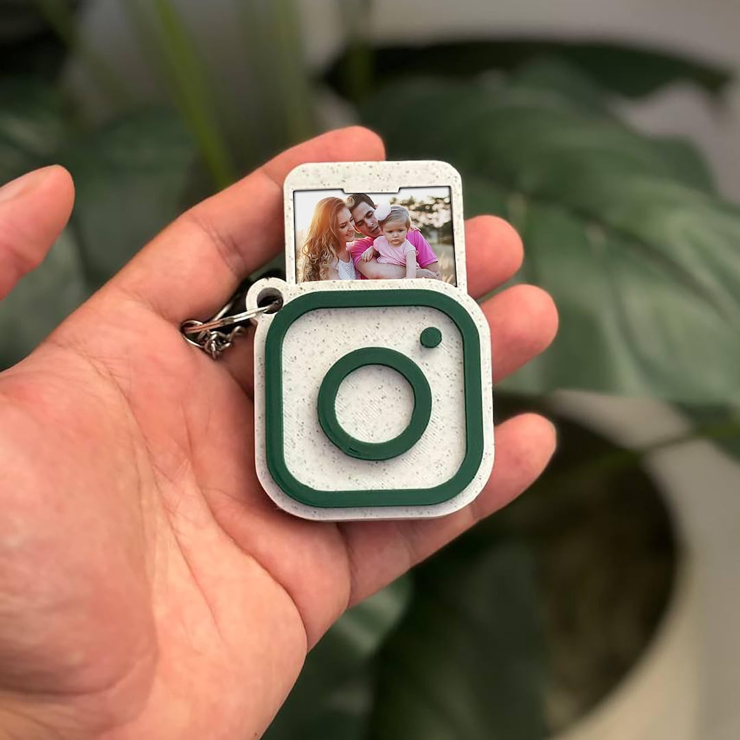 Insta Photo Camera Keychain -3D Print STL File for 3D Printing Digital ...