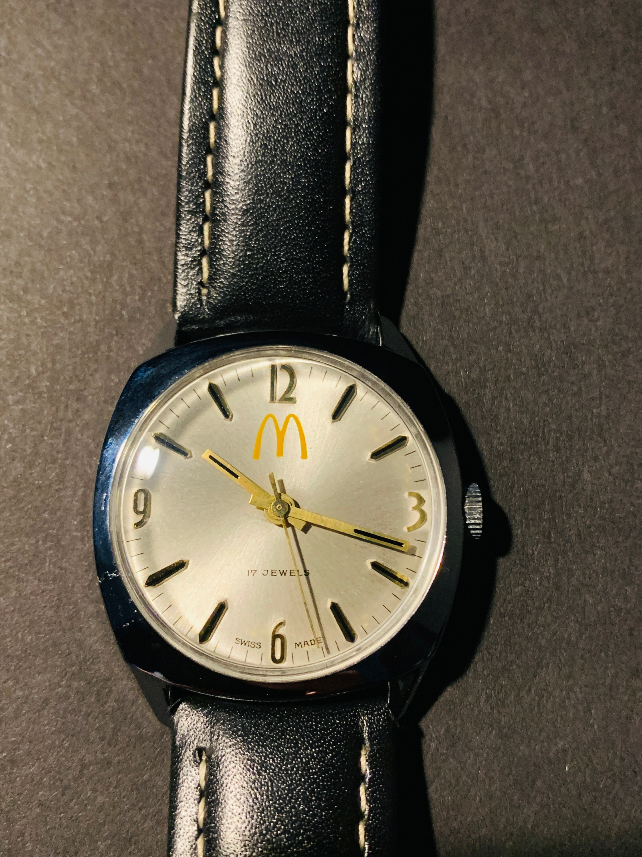RARE 1970 Corporate Mcdonalds Mechanical 17 Jewel Watch, Serviced - Etsy