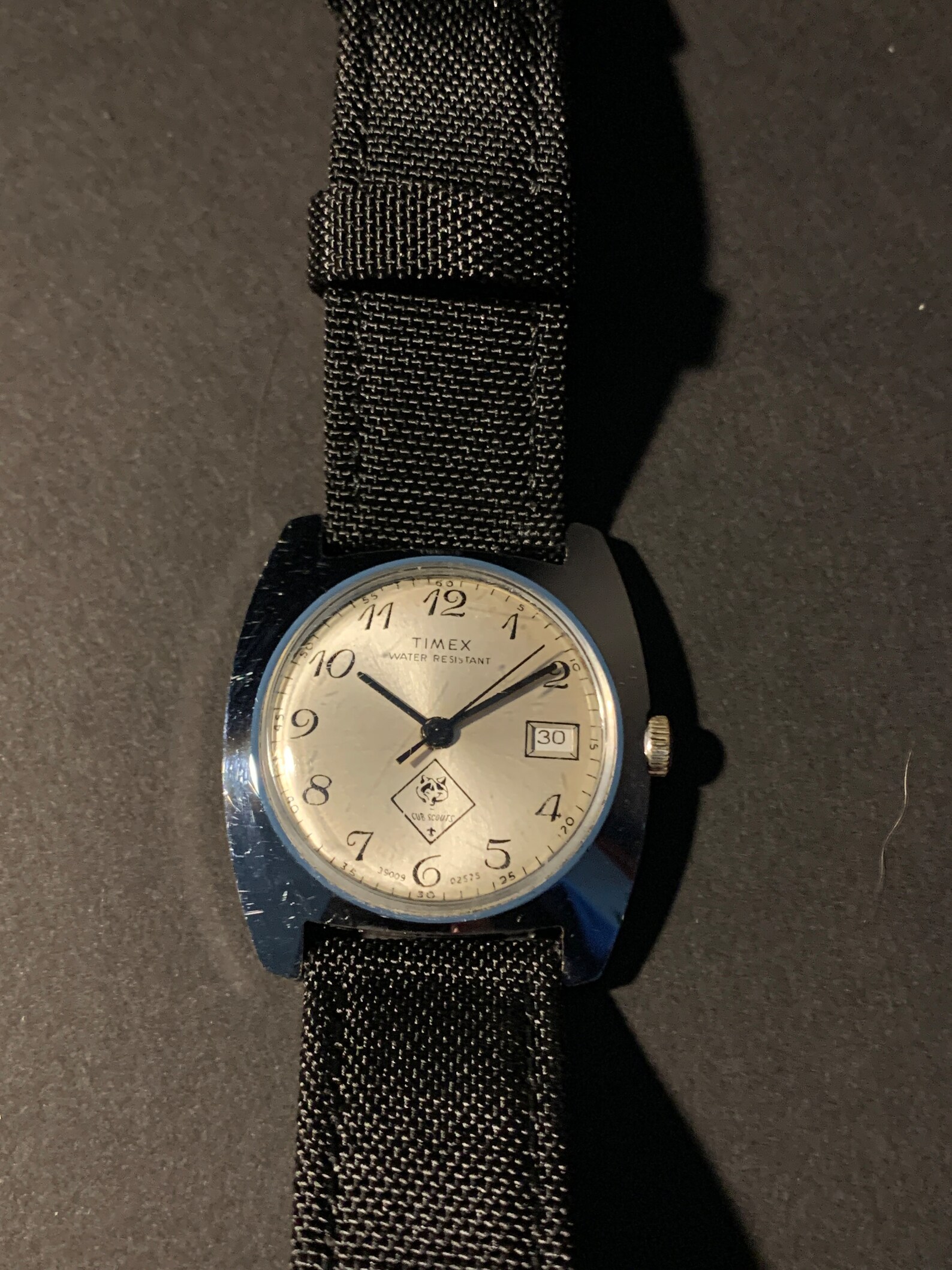 Timex 1975 Cub Scouts Mechanical Manual Wind Watch With Date Function ...