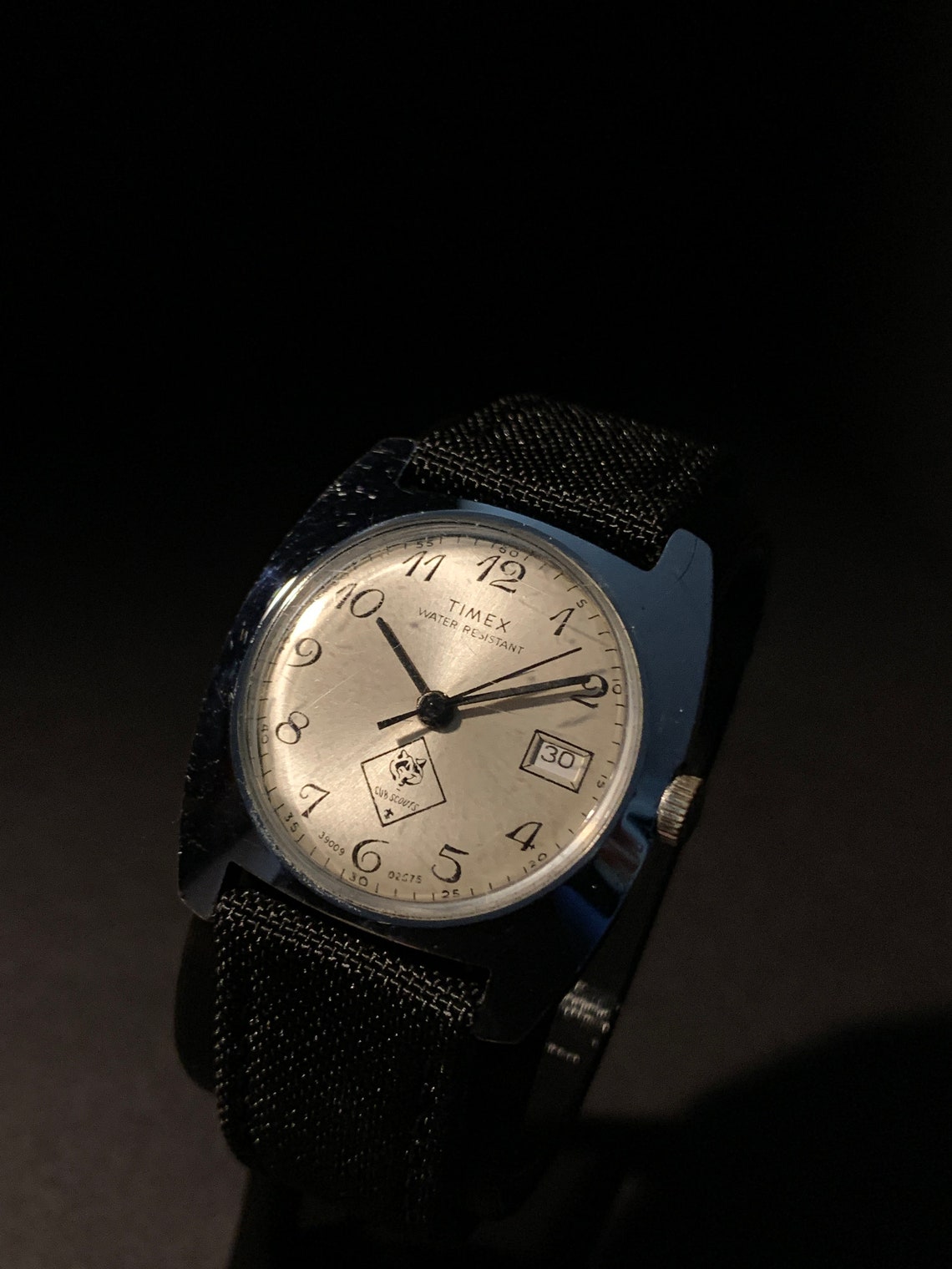 Timex 1975 Cub Scouts Mechanical Manual Wind Watch With Date Function ...