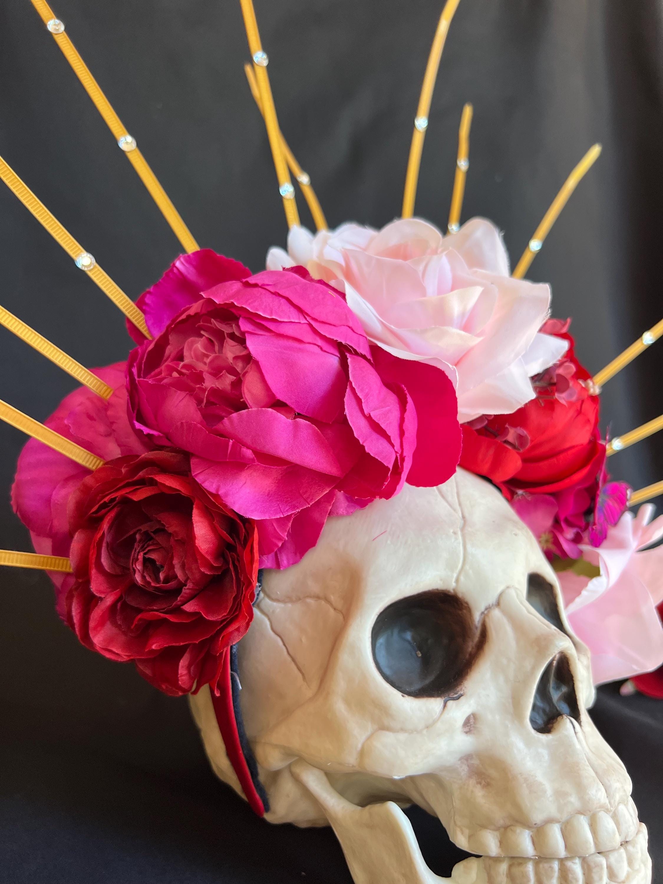 Flower Crown - Dia De Los Muertos / Day of the Dead - Etsy