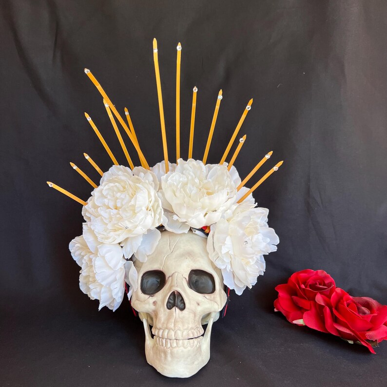 Flower Crown- Dia De Los Muertos / Day of the Dead - Etsy