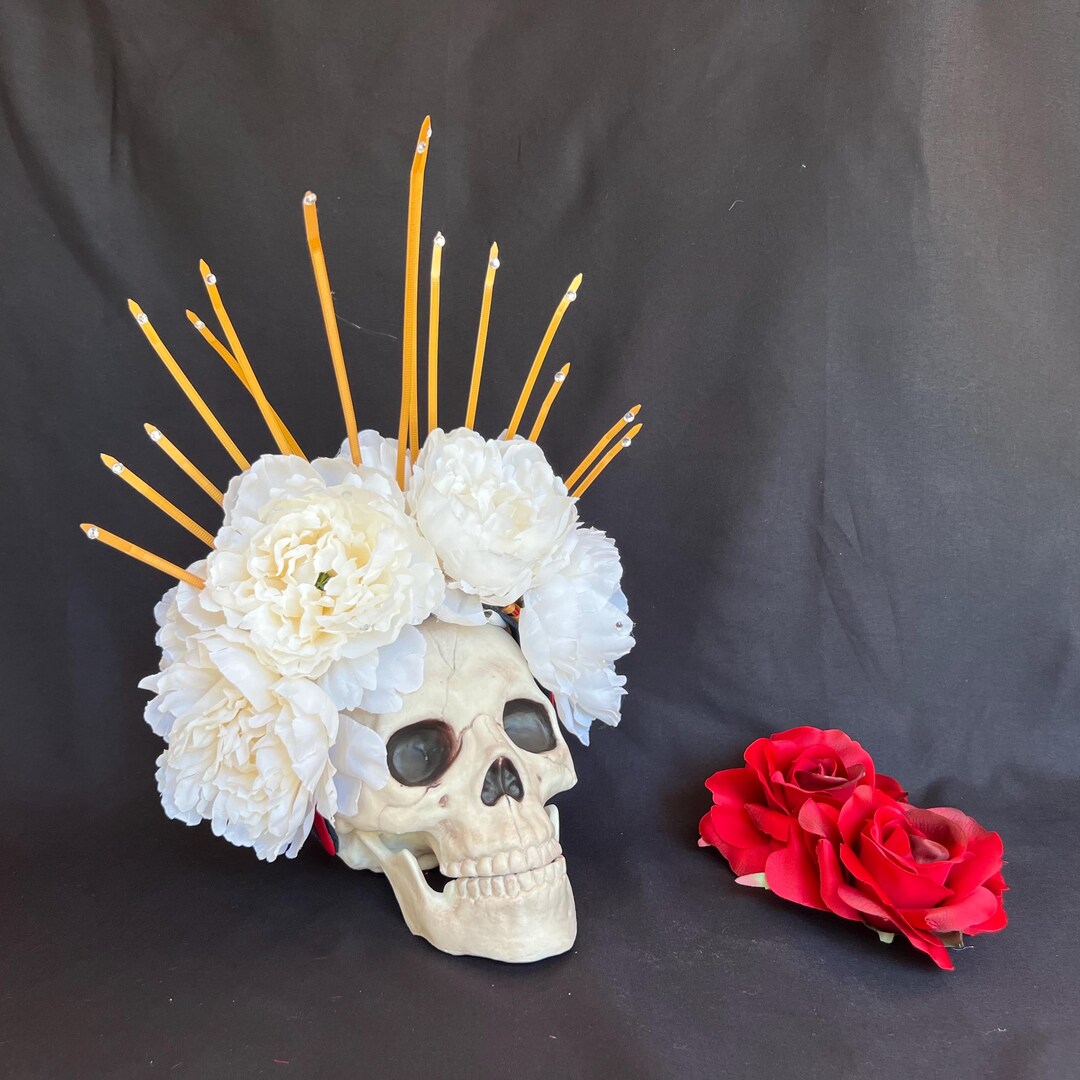 Flower Crown- Dia De Los Muertos / Day of the Dead - Etsy