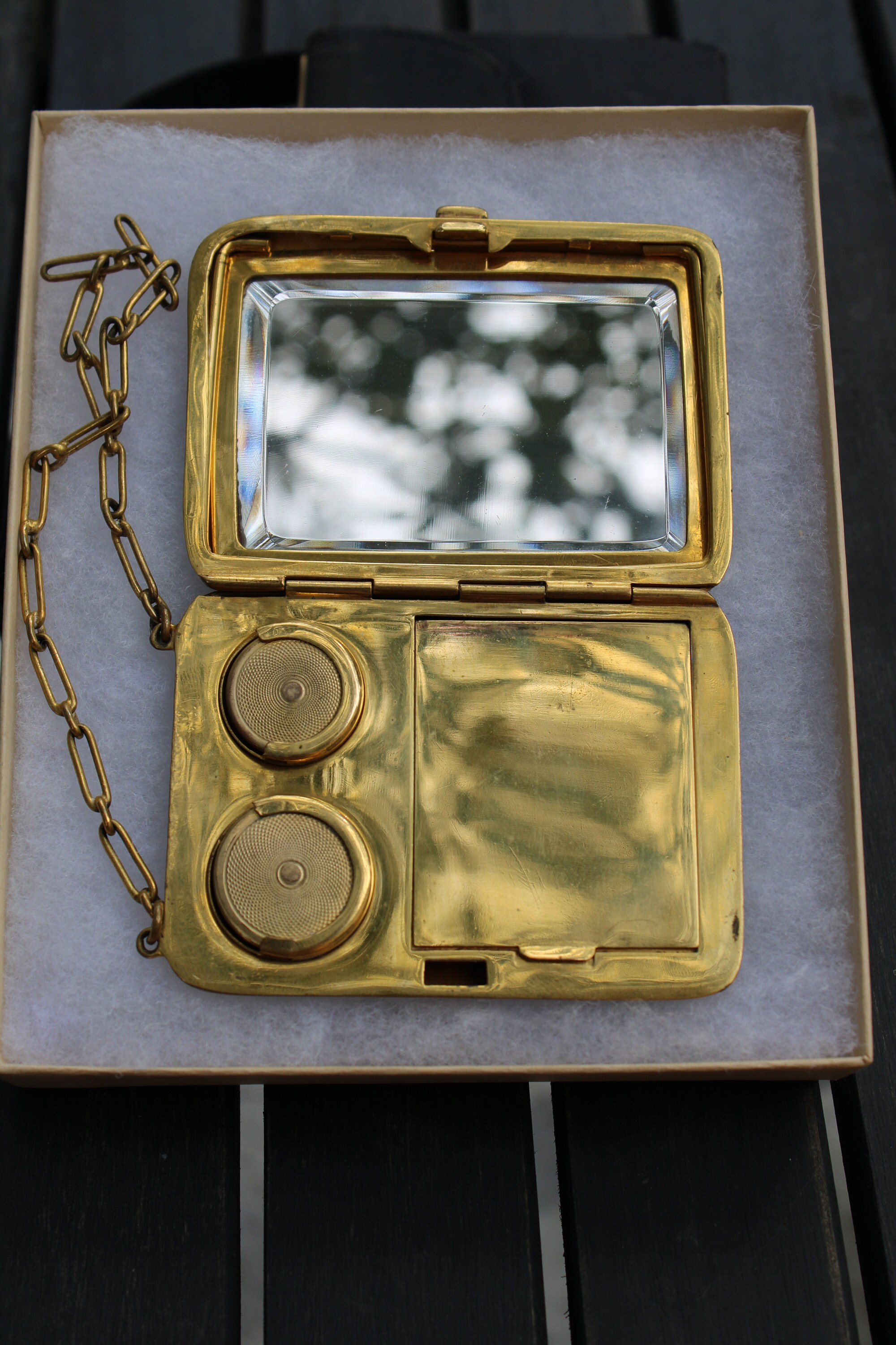 Antique Coin Purse With Powder Box - Etsy
