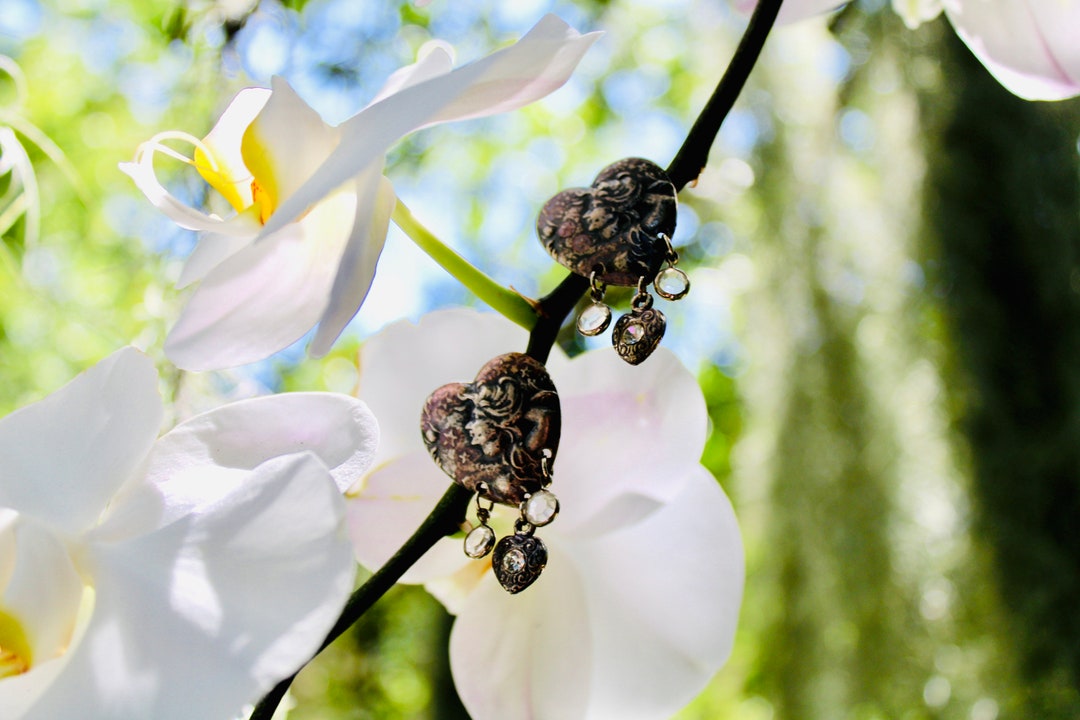 Art Nouveau Revival Lady Stars Vintage Clip-on Earrings - Etsy