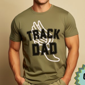 Track Dad Shirt Track and Field Dad Gift for Runner Dad Classic Track ...