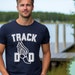 Track Dad Shirt Track and Field Dad Gift for Runner Dad Classic Track ...