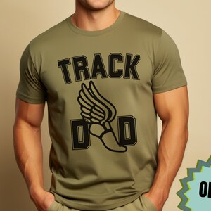 Track Dad Shirt Track and Field Dad Gift for Runner Dad Classic Track ...