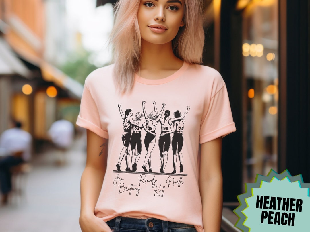 Custom Womens Running Shirt Girls Track Personalized Relay Team Gift ...