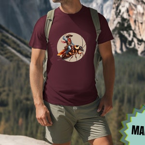 Cockroach Cowboy Shirt Rodeo Graphic Tee Gift for Entomologist Bug ...