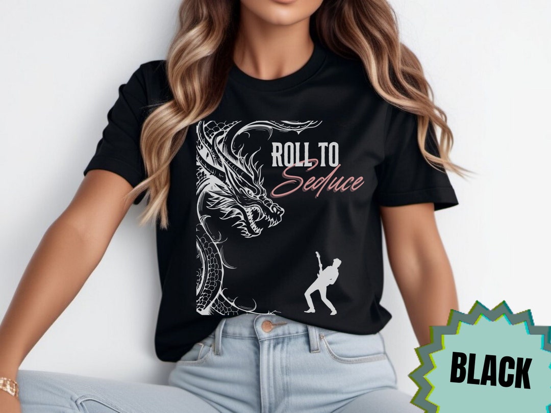 Roll To Seduce Dragon Funny Dnd Shirt For Bard T Campaign Dnd Dragon Tshirt Seduce The Dragon