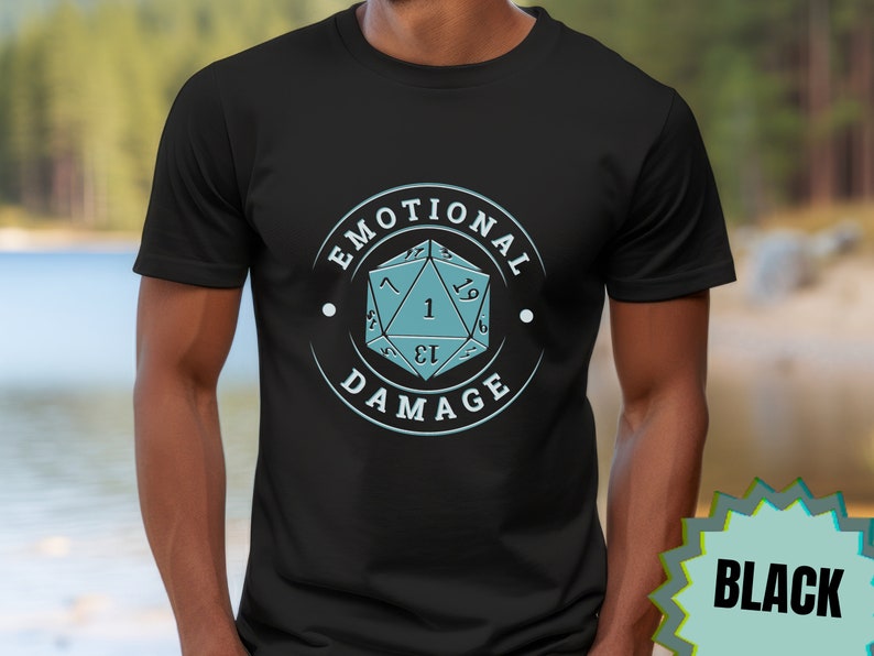 Emotional Damage Critical Fail Tshirt Crit Fail Dnd DM Shirt Gift Dnd ...