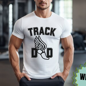 Track Dad Shirt Track and Field Dad Gift for Runner Dad Classic Track ...