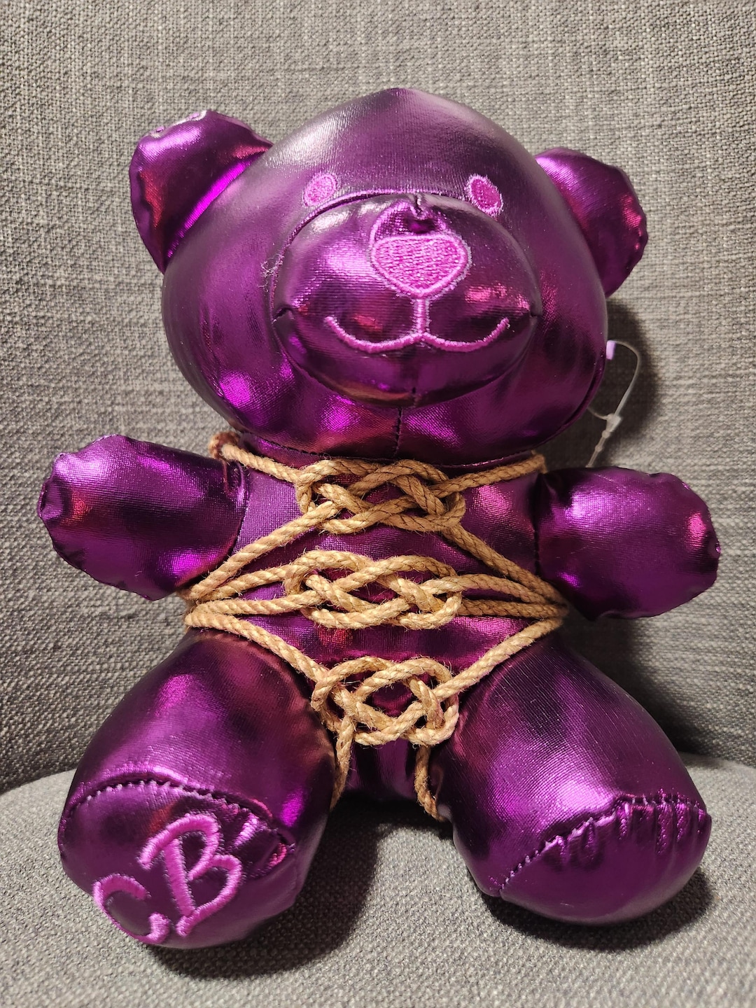 Tied up Teddy - Etsy