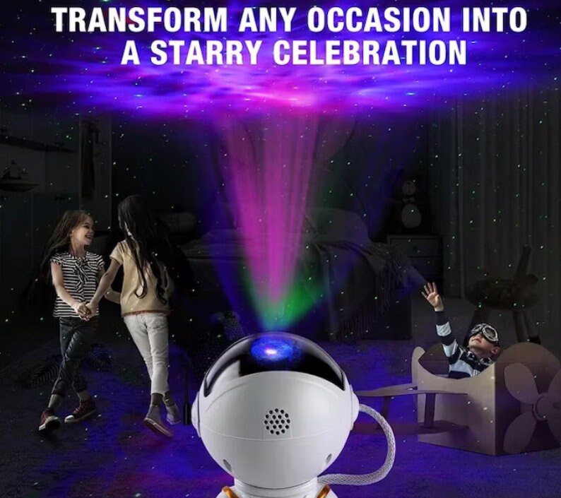 Star Projector Galaxy Night Light Astronaut Space, Light Galaxy ...