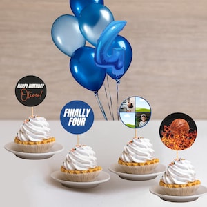 Finally Four Basketball Birthday Invitation Template | Basketball Theme ...