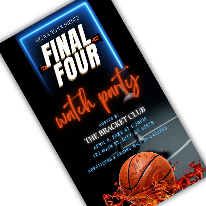 March Madness Invitations - Etsy