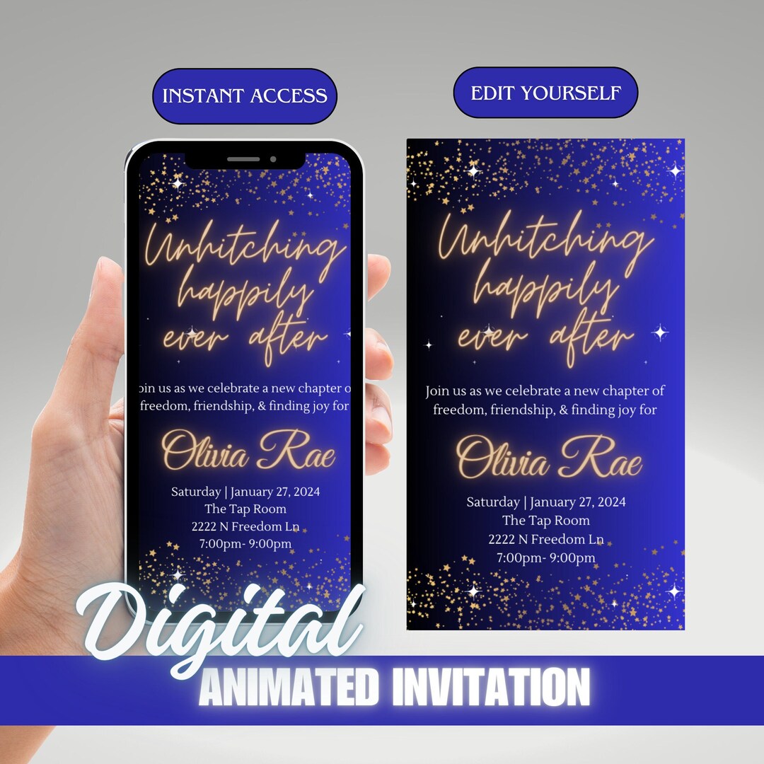 Divorce Party Invitation Celebrate Freedom Party for Separation Bash ...