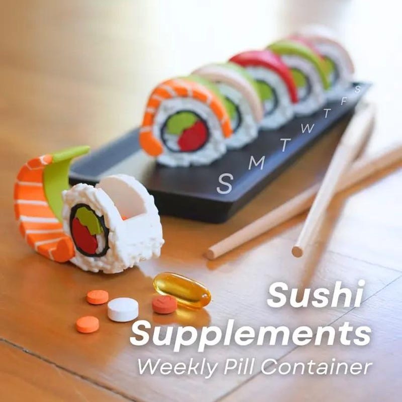 Cute Supplement Organizer - Etsy