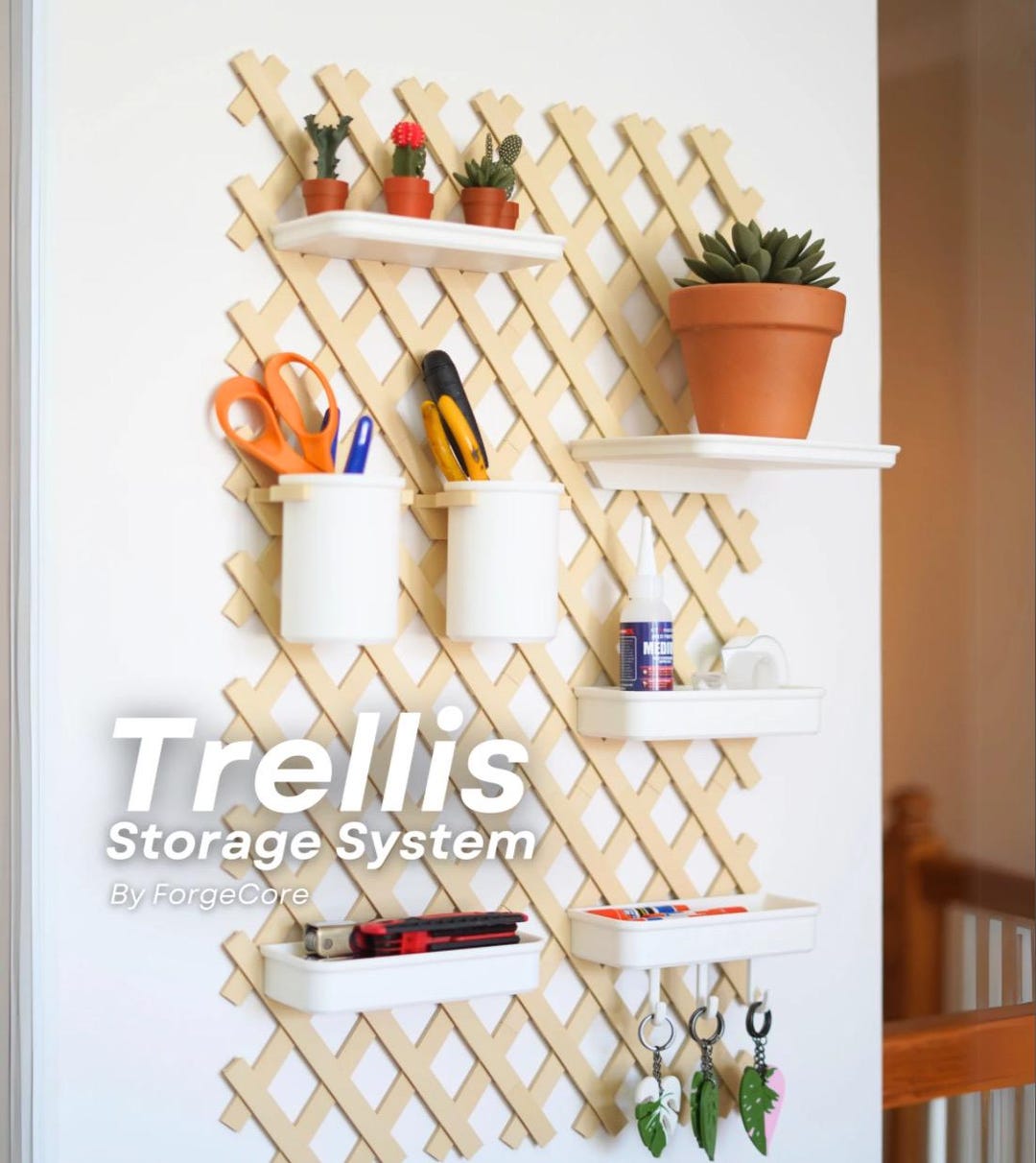 Trellis Pegboard Expandable Storage System - Etsy