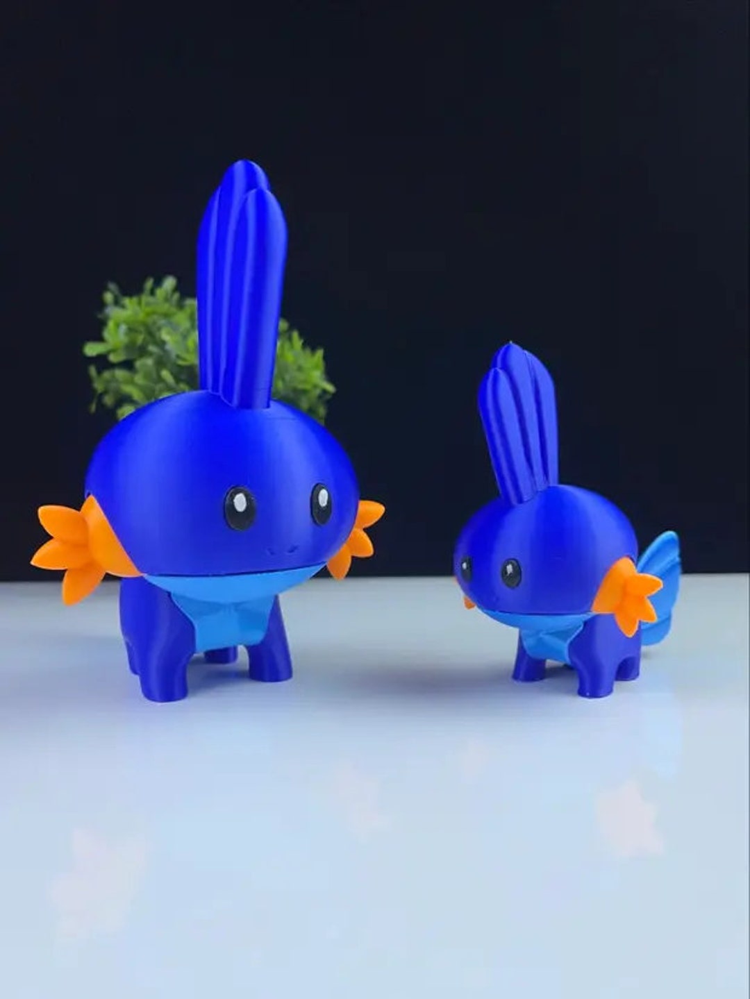 Pokemon Inspired Mudkip Figure - Etsy