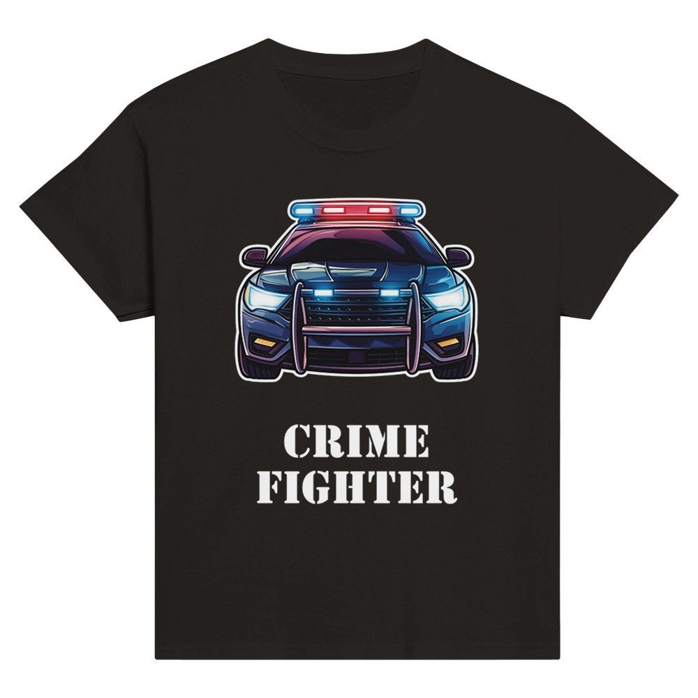 Kids Police Car T-shirt - Etsy