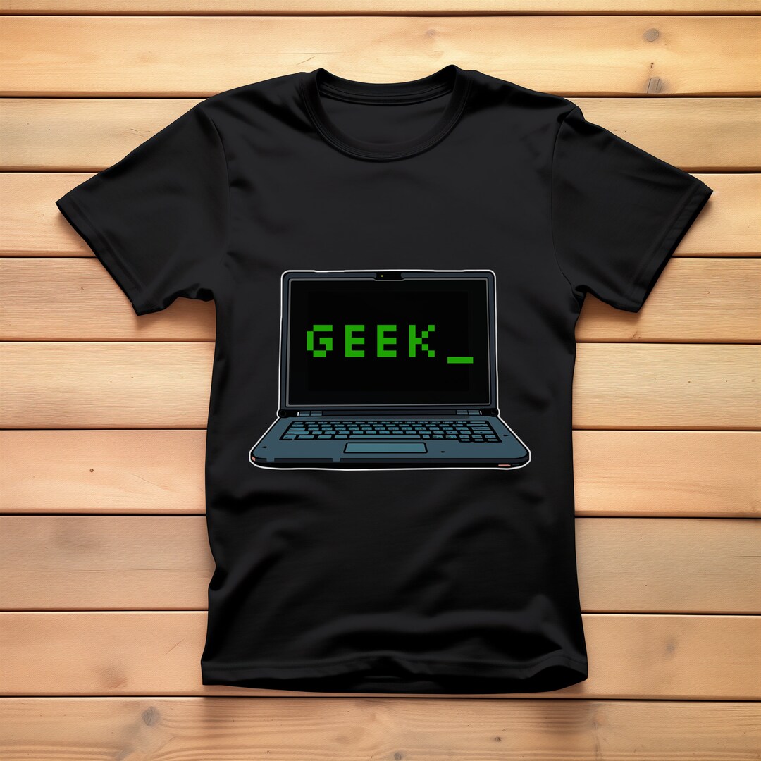 Kids Computer Geek T-shirt - Etsy