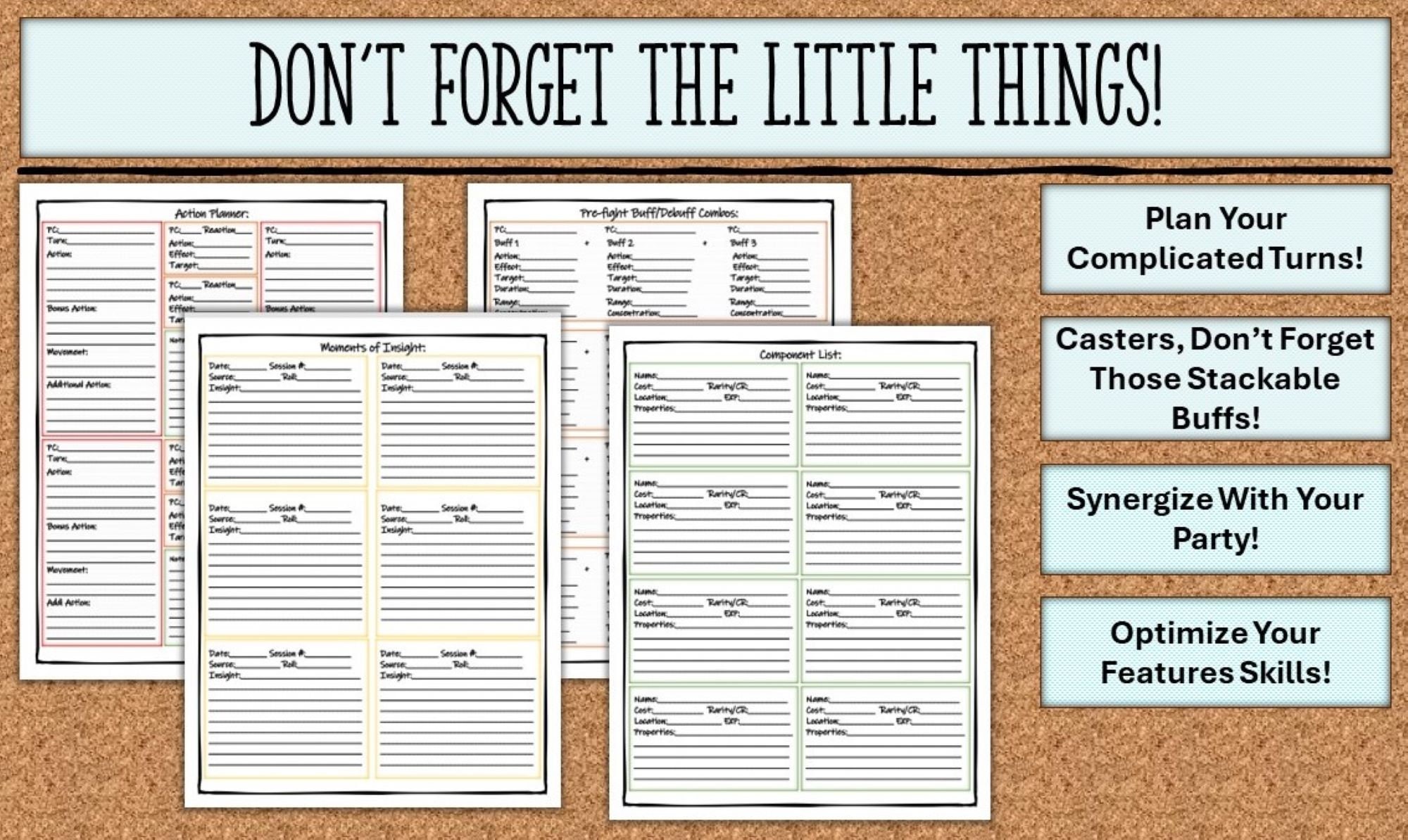 Printable Customizable DND Character Journal - Etsy