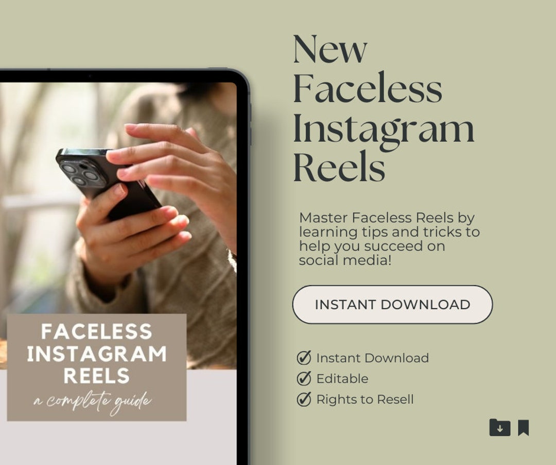 Faceless Instagram Reels Guide | How to Grow on Instagram Without Showing Your Face | Social ...