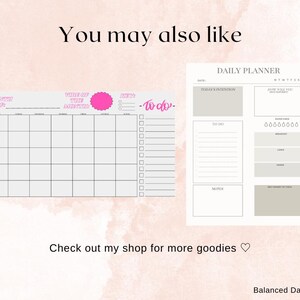 Weekly Digital Planner | Week at A Glance Template | Extended To-do ...