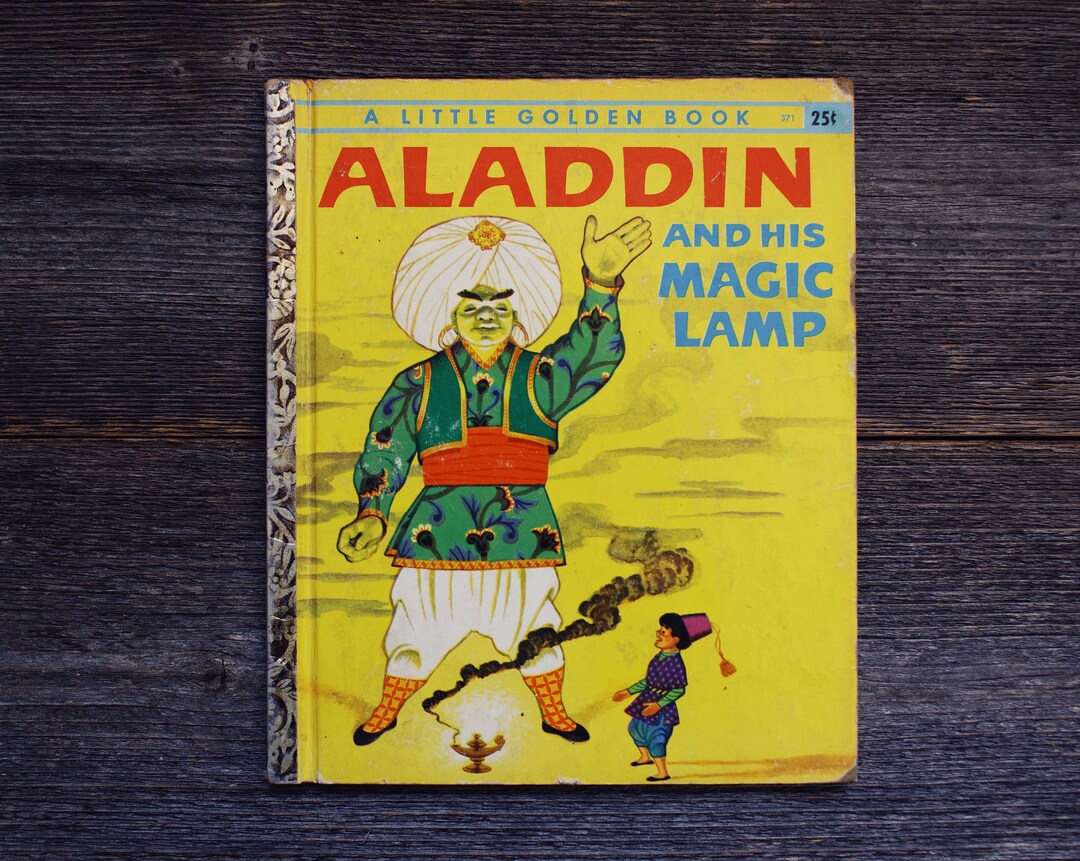 Aladdin and His Magic Lamp, A Little Golden Book, Vintage 1959 ...