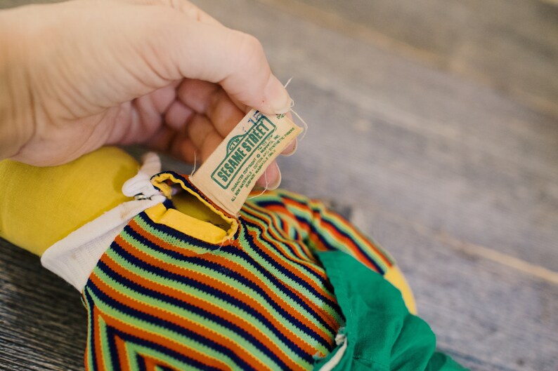 Vintage 1970s Knickerbocker Toy Company 15 Plush Bert From Sesame ...