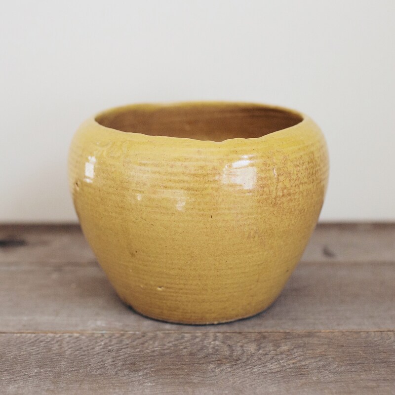 Mustard Yellow Vase - Etsy