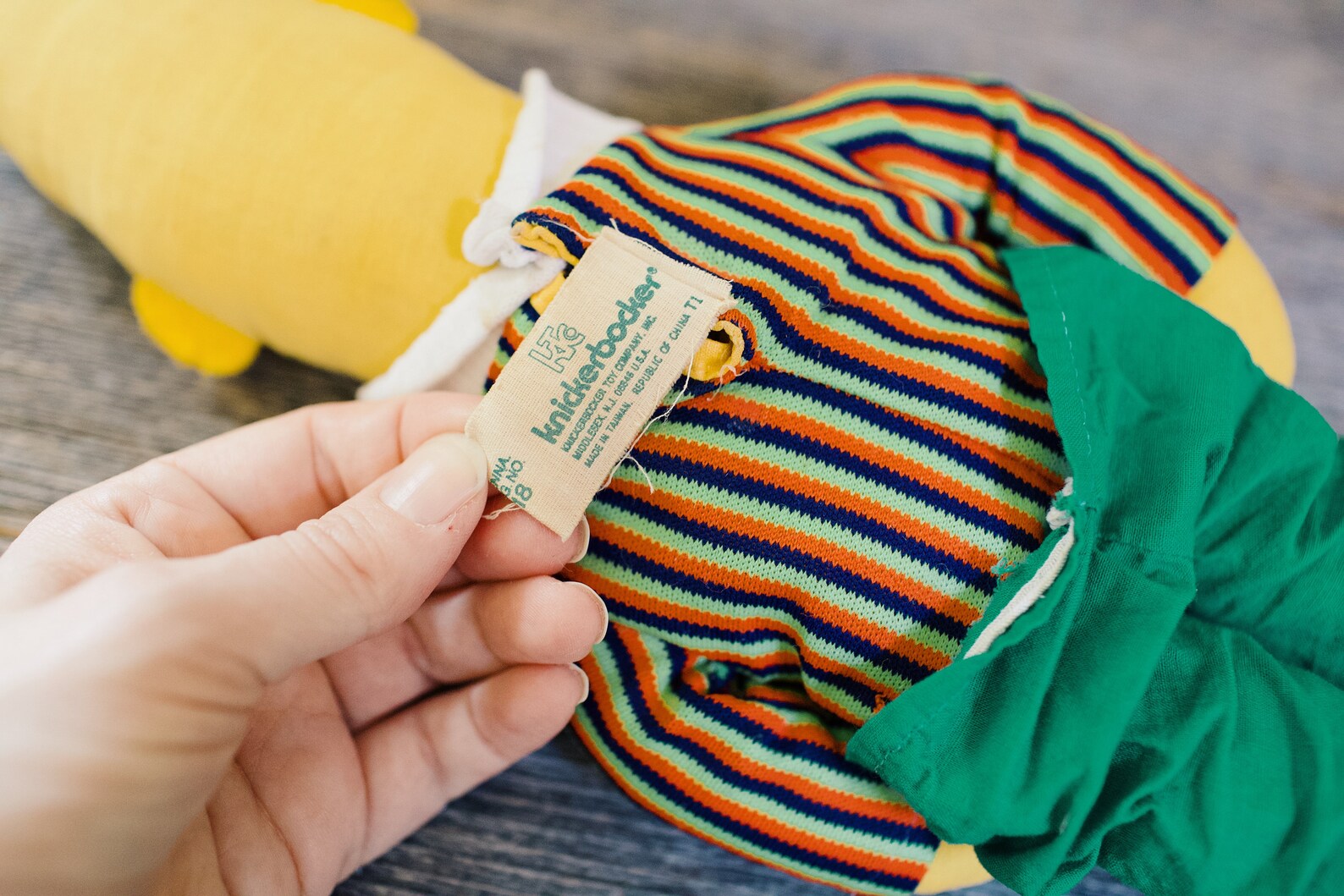 Vintage 1970s Knickerbocker Toy Company 15 Plush Bert From Sesame ...