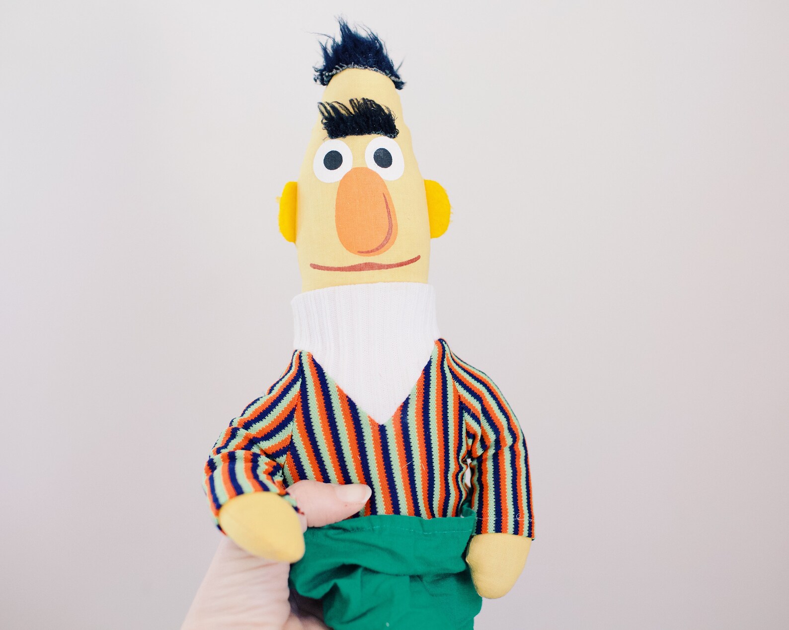 Vintage 1970s Knickerbocker Toy Company 15 Plush Bert From Sesame ...