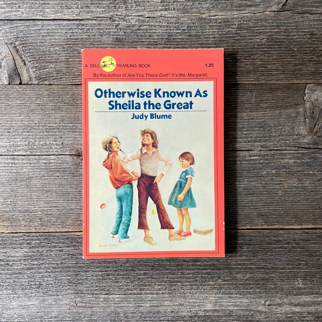 Vintage 1977 ‘otherwise Known as Sheila the Great’ Paperback Judy Blume ...