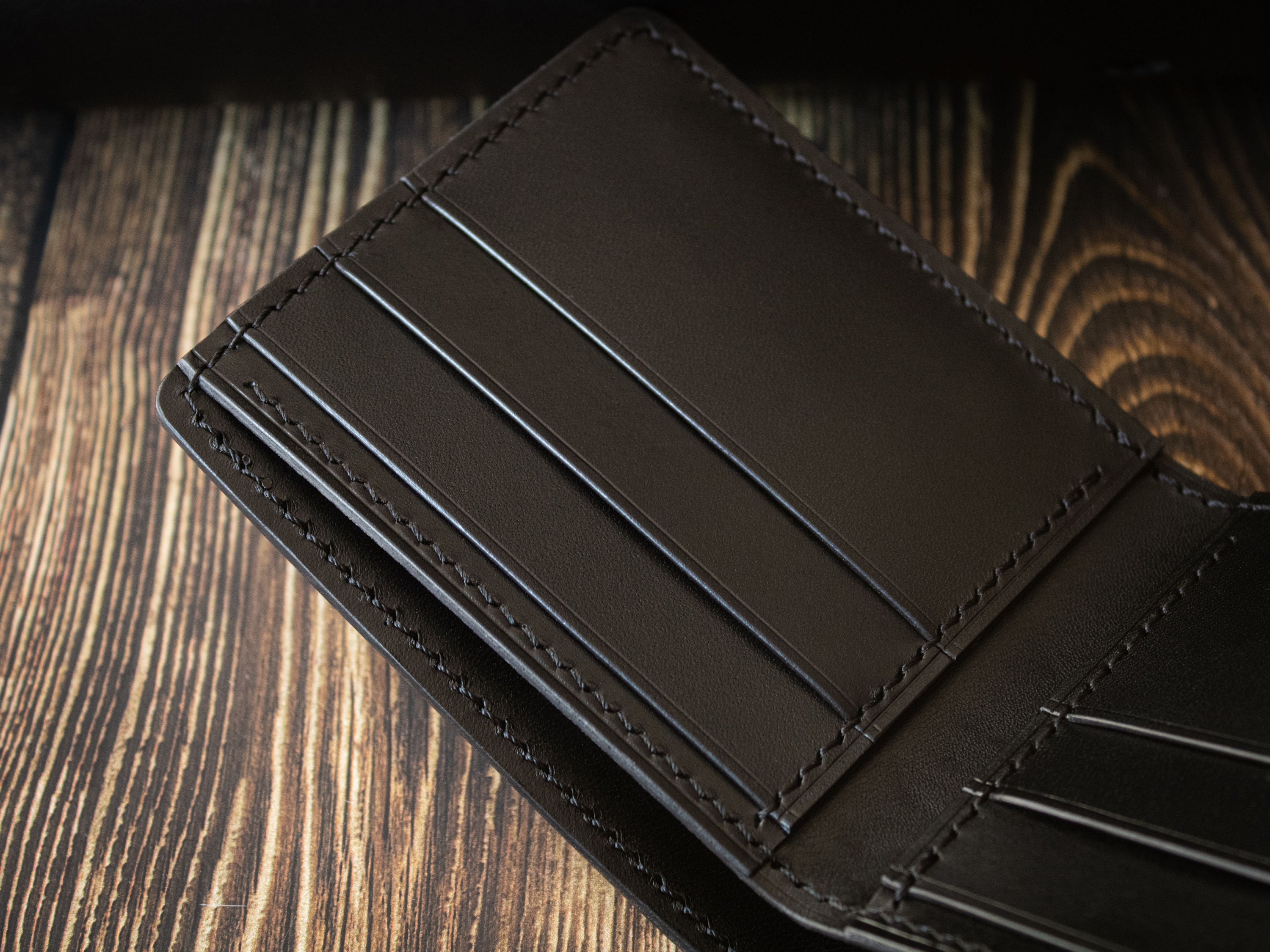 Leather Bifold Wallet, Classic Men's Wallet, Genuine Italian Leather ...
