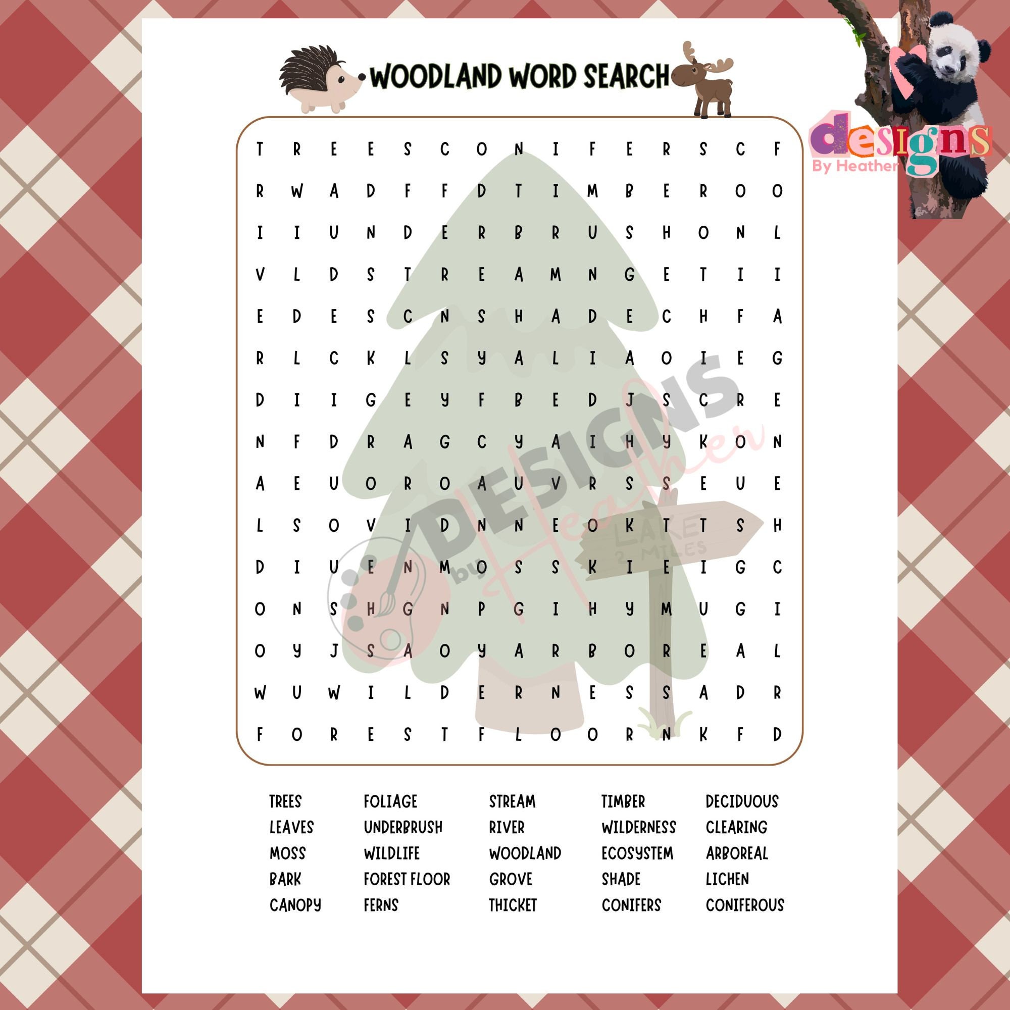 Woodland Animals Activity Pages, Printable Activity Pages, Wood Animals ...