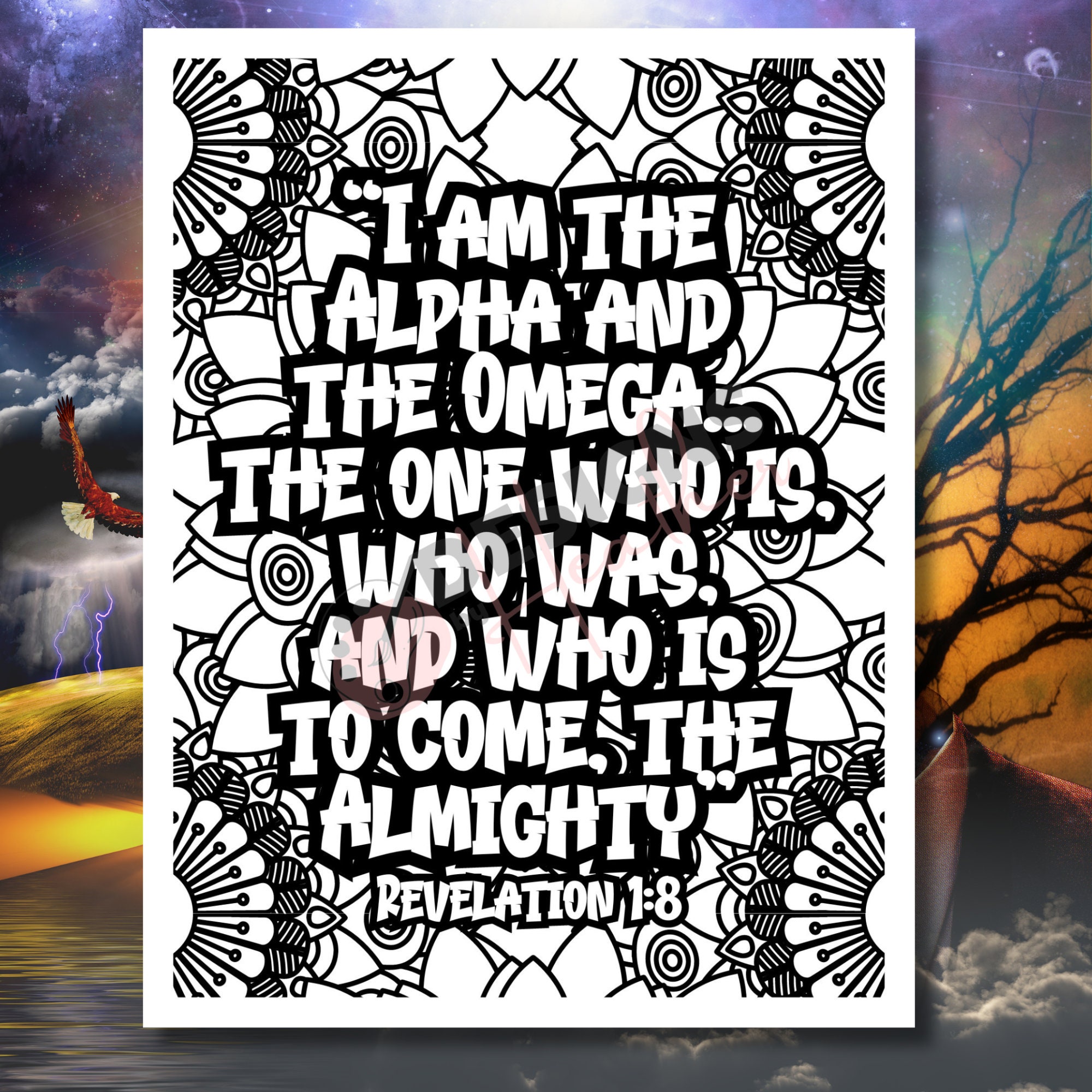 Revelation 1 Kids, Bible Printables, Children's Wordsearch, Religious ...