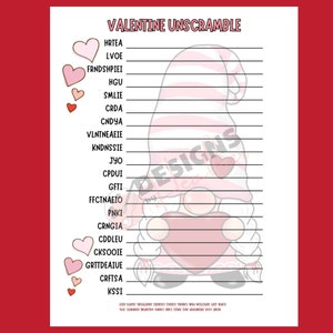Valentine Activity Pages, Valentine’s Day Activity Pages, V-day ...