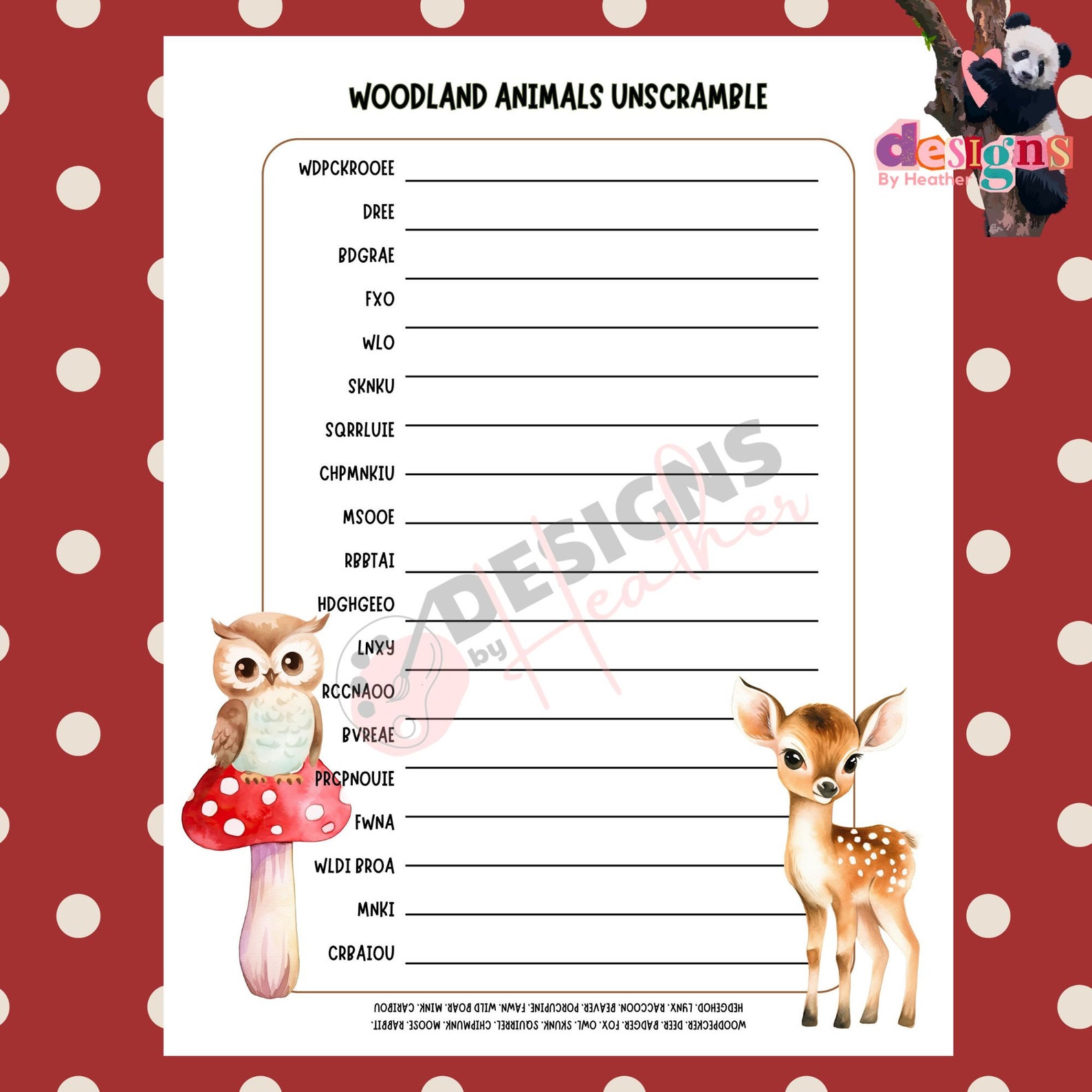 Woodland Animals Activity Pages, Printable Activity Pages, Wood Animals ...