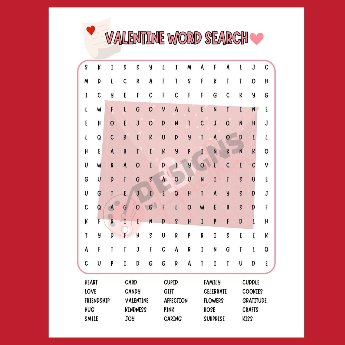 Valentine Activity Pages, Valentines Day Activity Pages, V-day ...