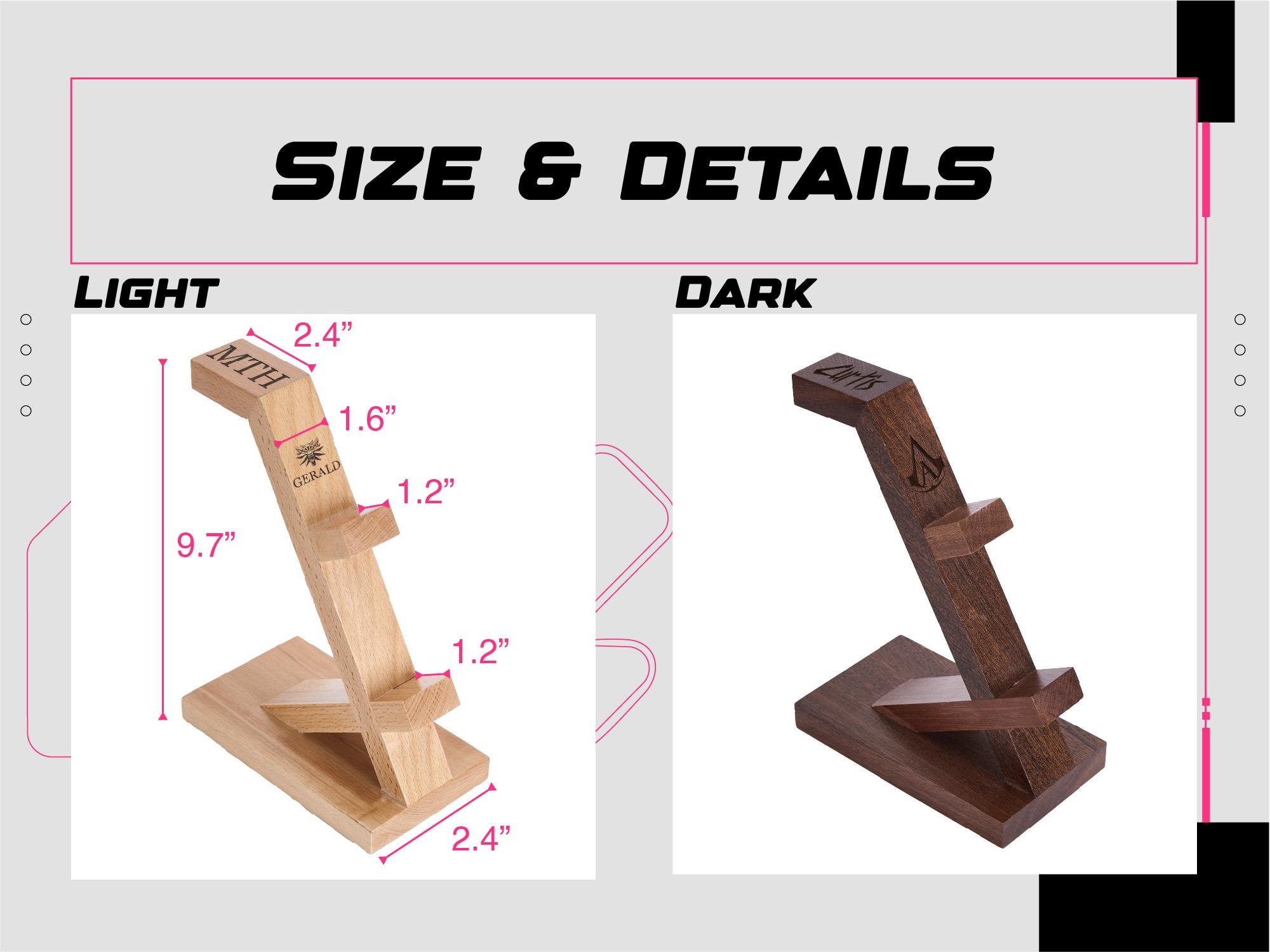 Personalized Controller Stand,wooden Controllers Holder,docking Station ...